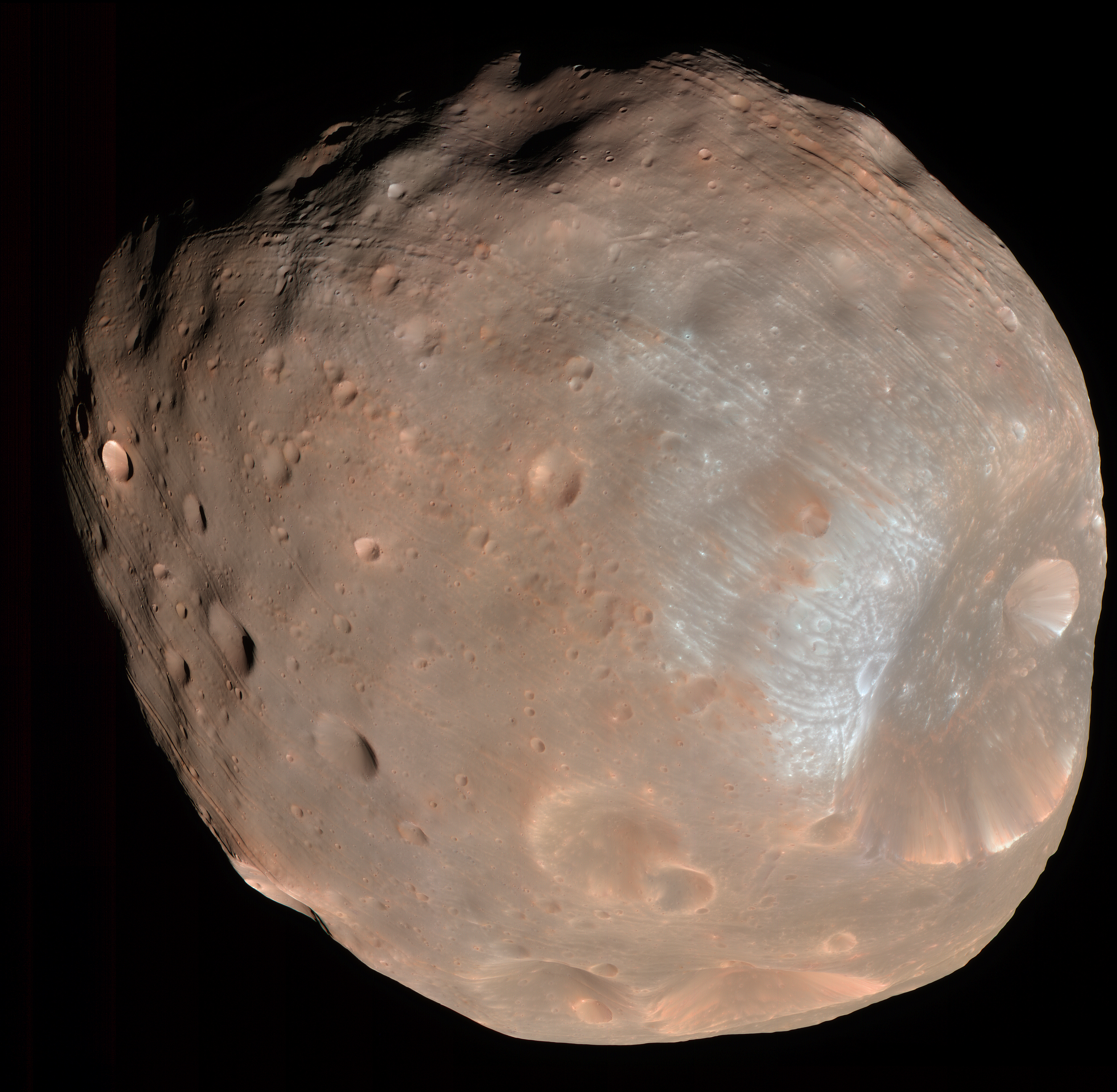 APOD 2008 April 14 Phobos Doomed Moon Of Mars APOD 2008 April 14 Phobos Doomed Moon Of Mars