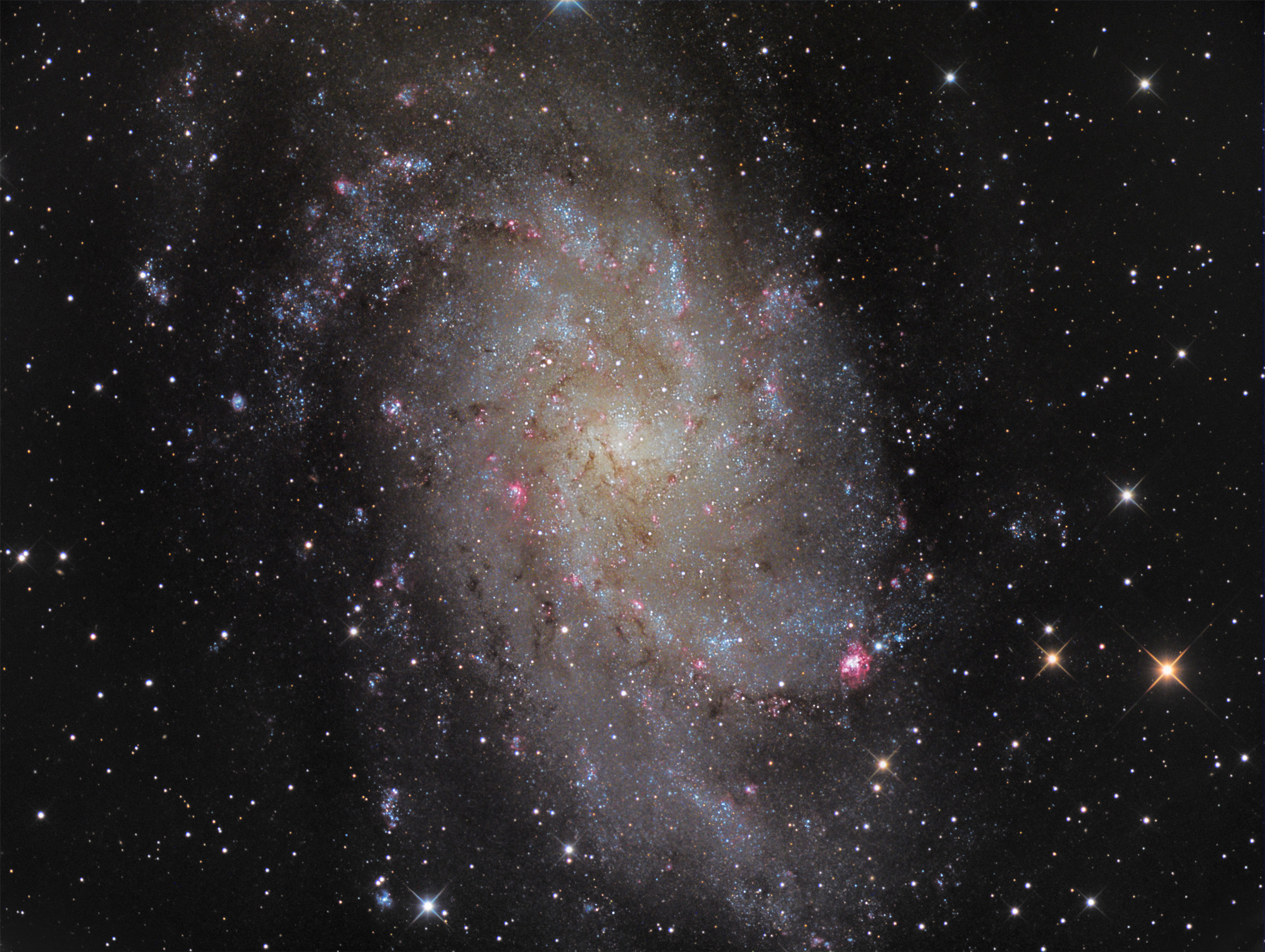 APOD 2010 December 3 M33 Triangulum Galaxy