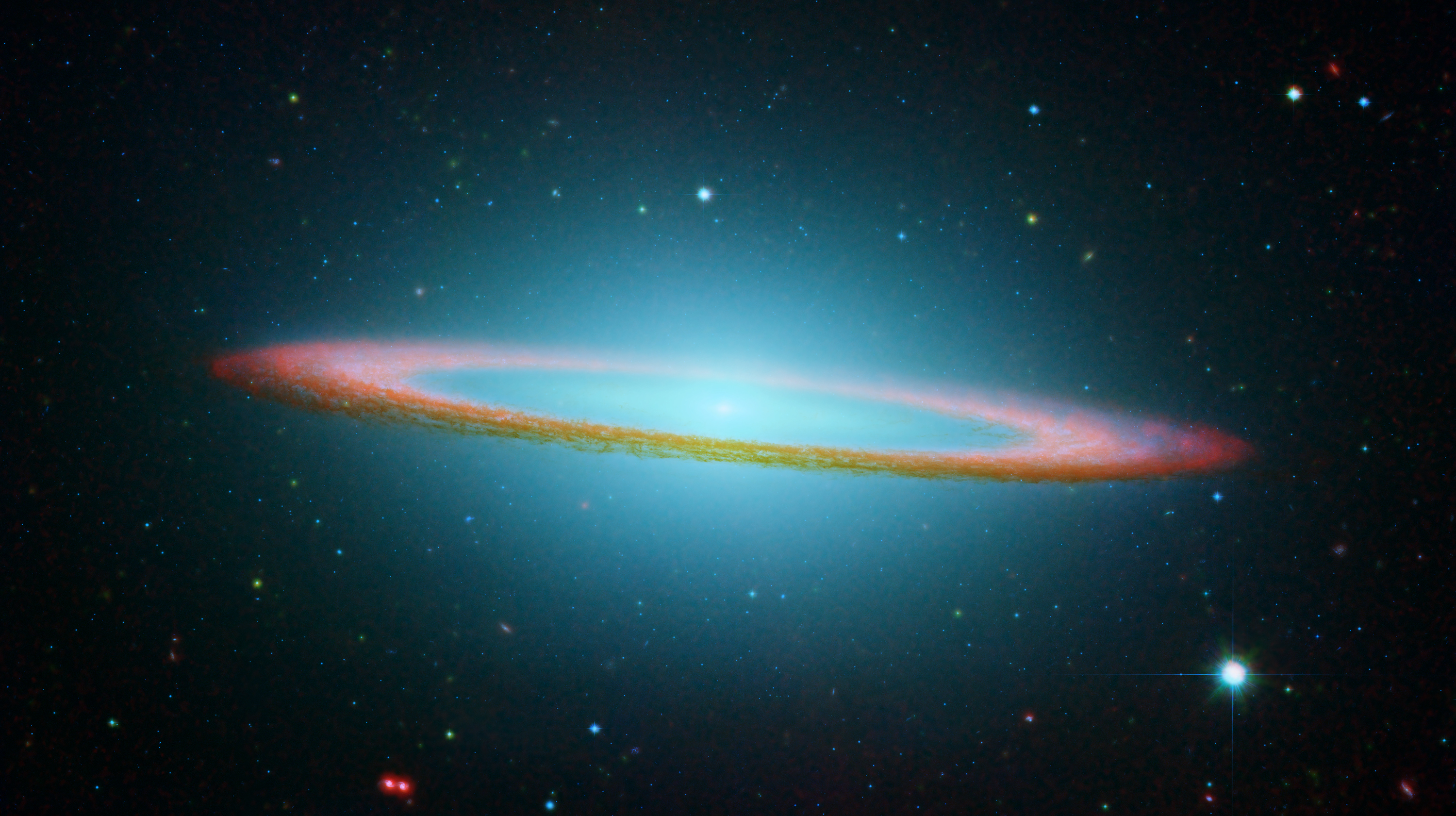 APOD 2007 January 21 The Sombrero Galaxy In Infrared APOD 2007 January 21 The Sombrero Galaxy In Infrared