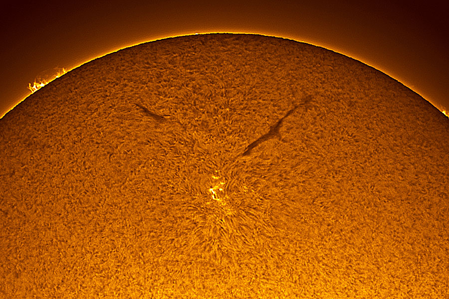 APOD 2008 February 6 Sunspot In The Old Solar Cycle APOD 2008 February 6 Sunspot In The Old Solar Cycle